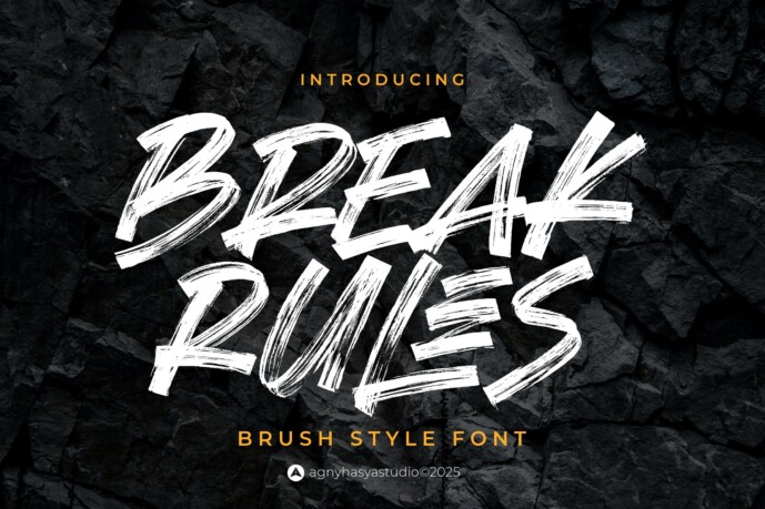 Break Rules Font - Free Font