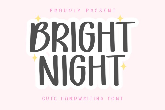 Bright Night Font - Free Font