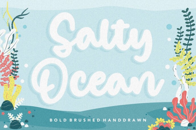 Salty Ocean Font - Free Font