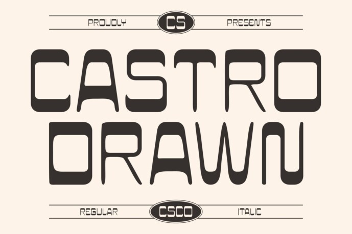 Castro Drawn Font - Free Font