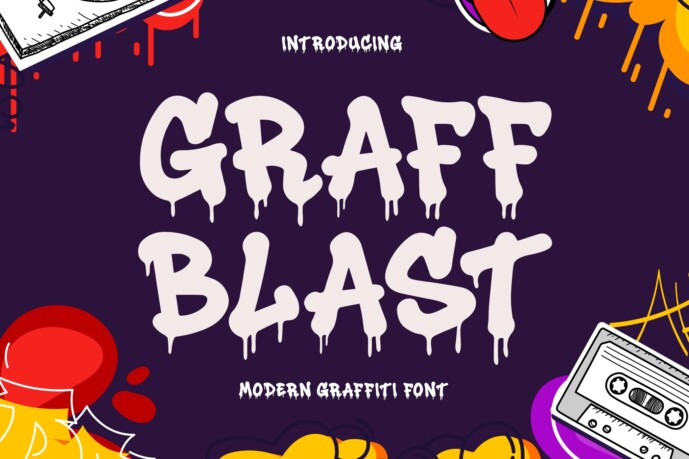 Graff Blast Font - Free Font