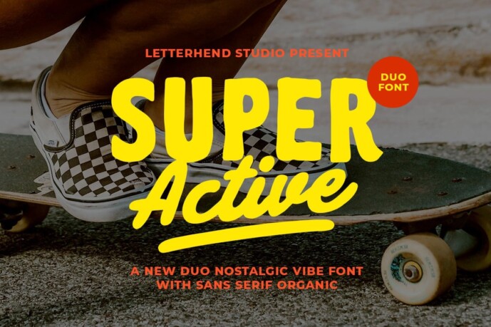 Super Active Font - Free Font