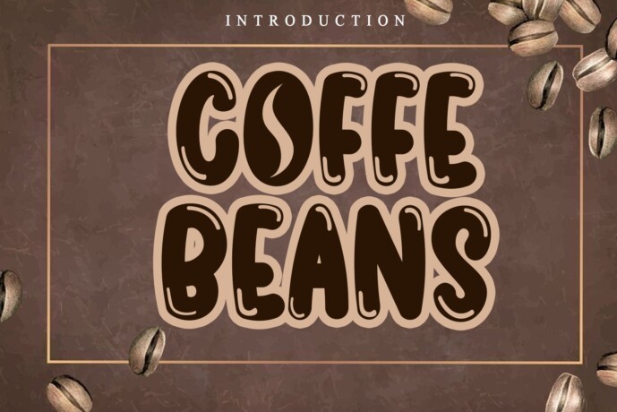Coffee Beans Font - Free Font