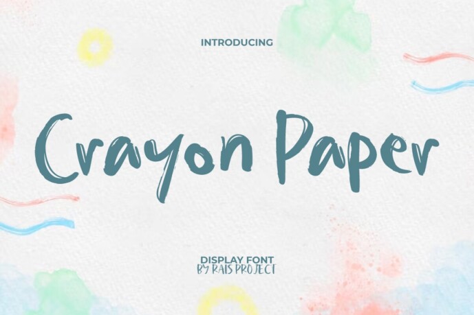 Crayon Paper Font - Free Font