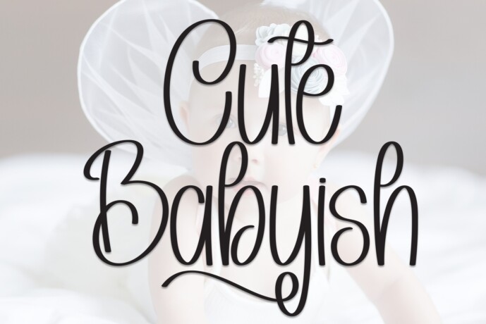 Cute Babyish Font - Free Font
