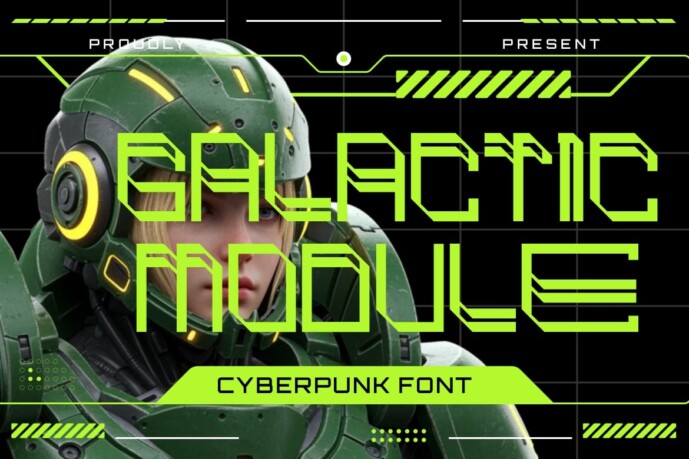 Galactic Module Font - Free Font
