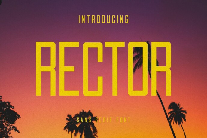 Rector Regular Font - Free Font
