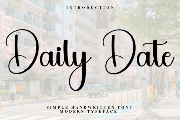 Daily Date Font - Free Font