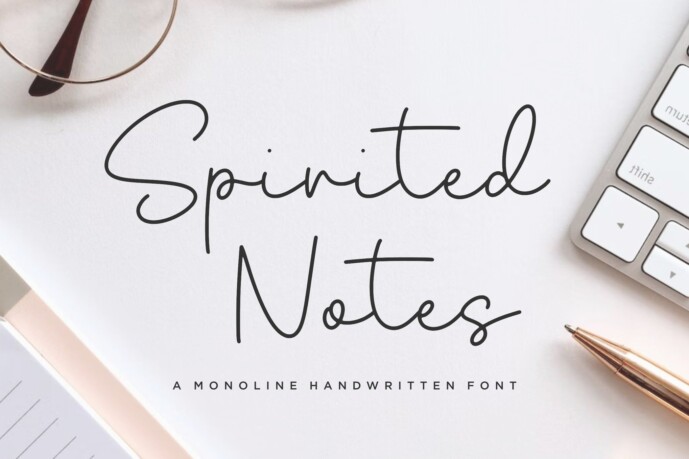 Spirited Notes Font - Free Font