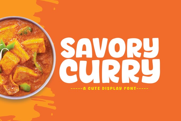 Savory Curry Font - Free Font