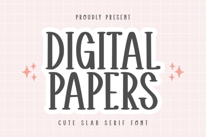 Digital Papers Font - Free Font