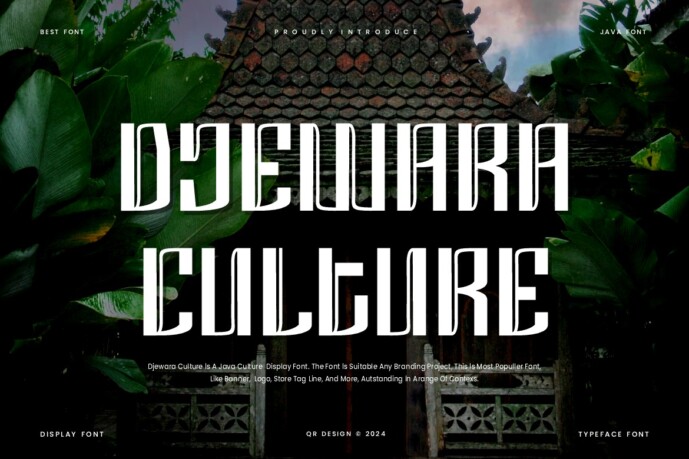 Djewara Culture Font - Free Font