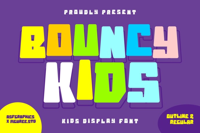 Bouncy Kids Font - Free Font