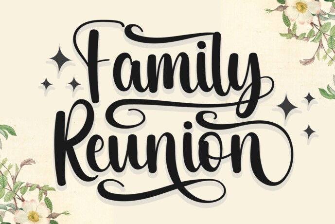 Family Reunion Font - Free Font