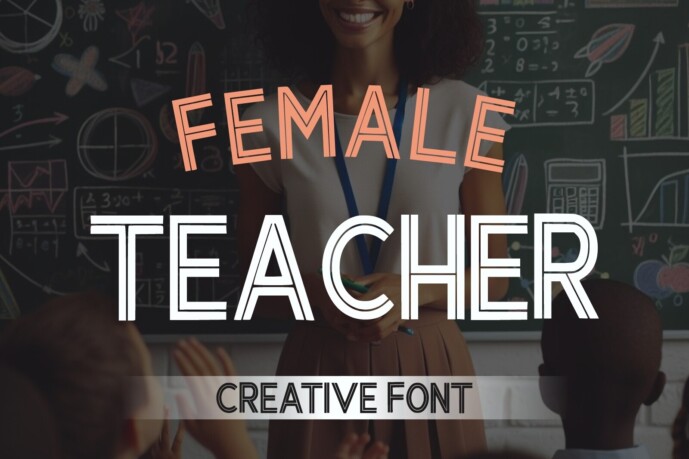 Female Teacher Font - Free Font