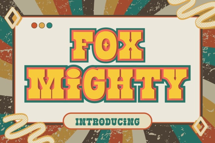Fox Mighty Font - Free Font