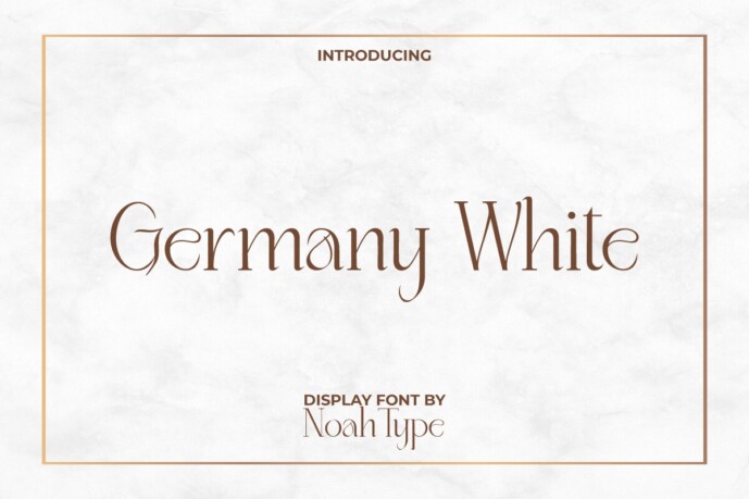 Germany White Font - Free Font