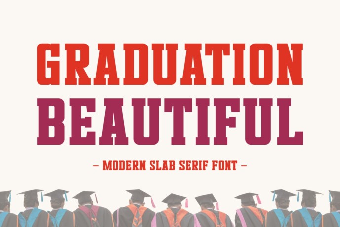 Graduation Beautiful Font - Free Font