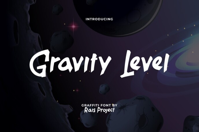 Gravity Level Font - Free Font