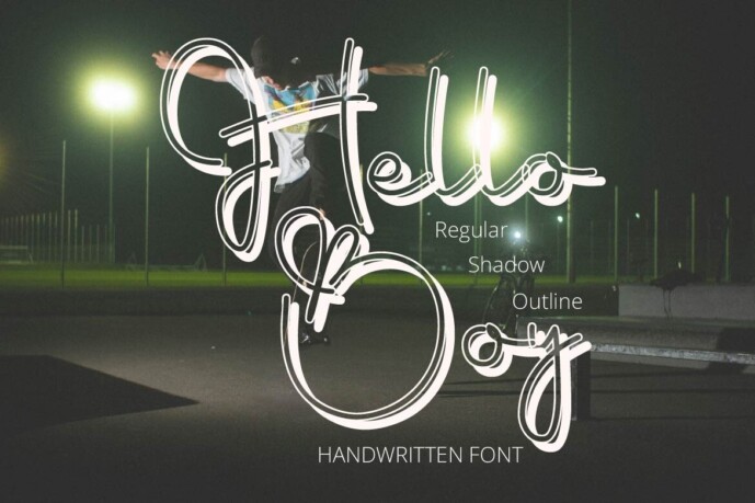Hello Boy Font - Free Font