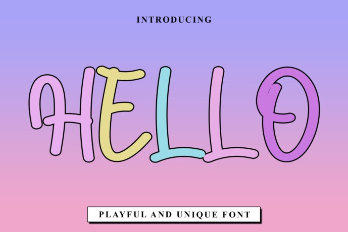 Hello Font - Free Font