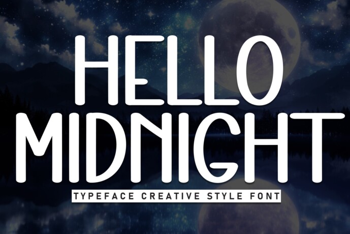 Hello Midnight Font - Free Font