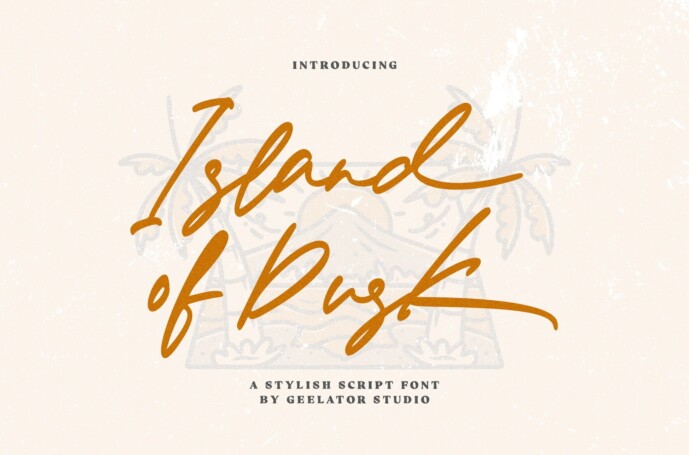 Island of Dusk Font - Free Font