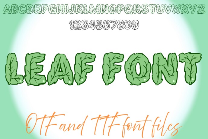 Leaf Font - Free Font