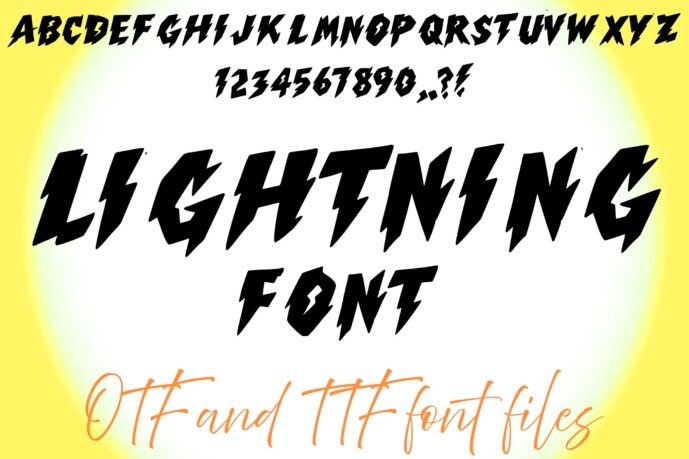 Lightning Font - Free Font