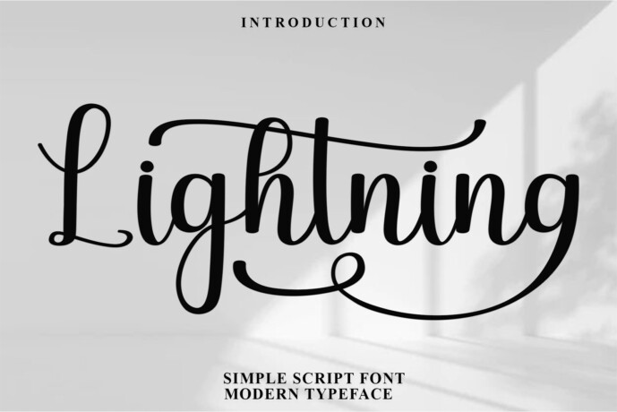 Lightning Font - Free Font