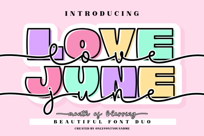 Love June Font - Free Font