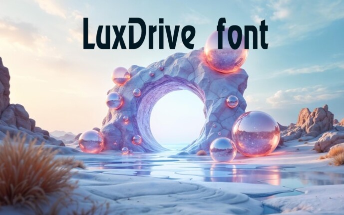 Lux Drive Font - Free Font