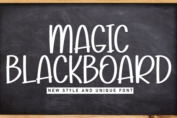 Magic Blackboard Font - Free Font