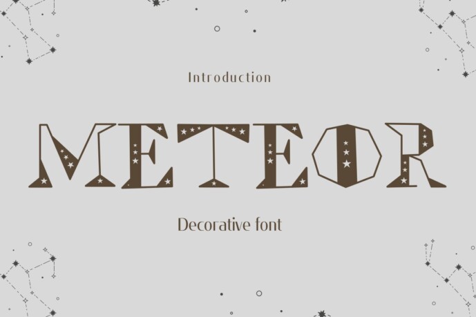 Meteor Font - Free Font