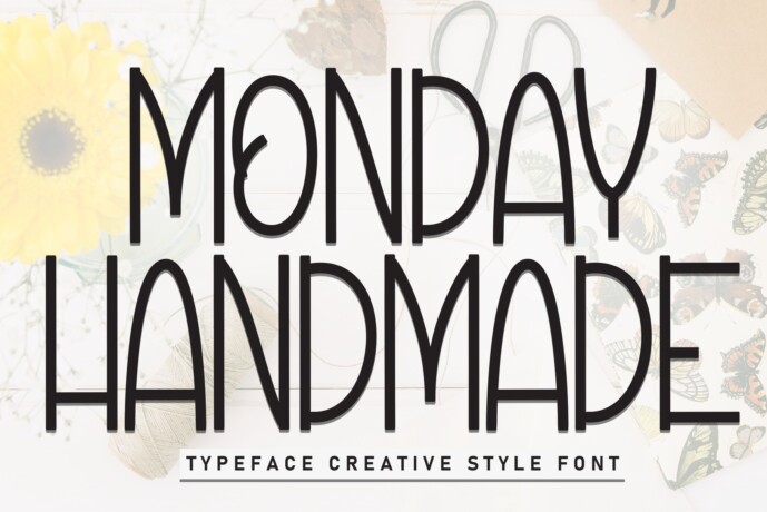 Monday Handmade Font - Free Font