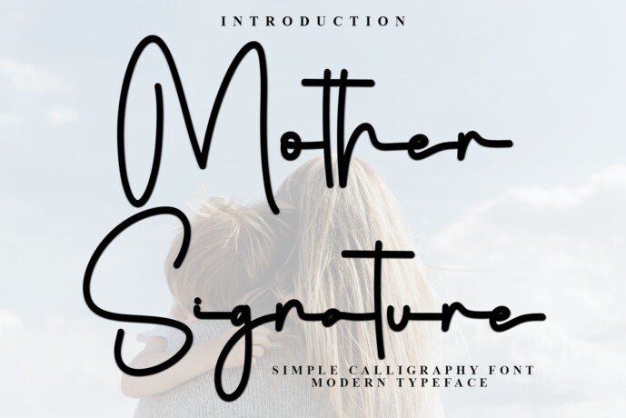 Mother Signature Font - Free Font
