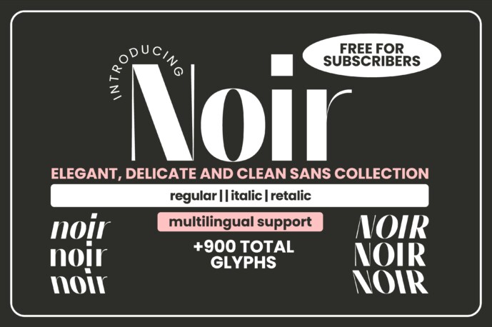 Noir Font - Free Font