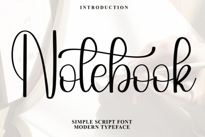 Notebook Font - Free Font