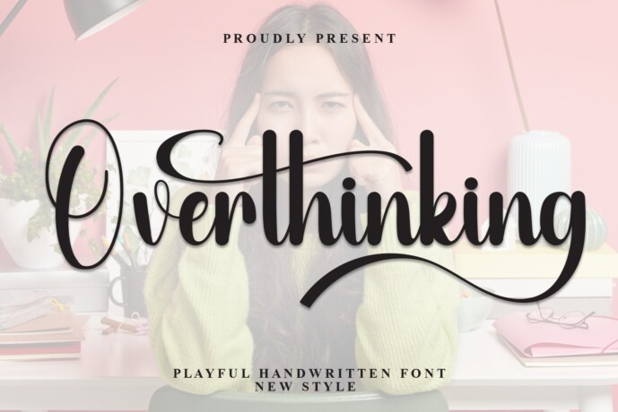 Overthinking Font - Free Font