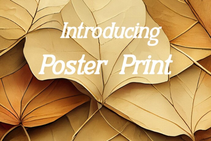 Poster Print Font - Free Font