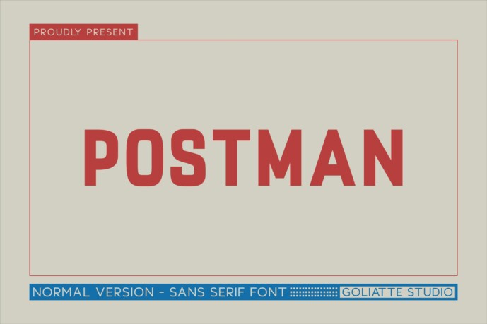 Postman Font - Free Font