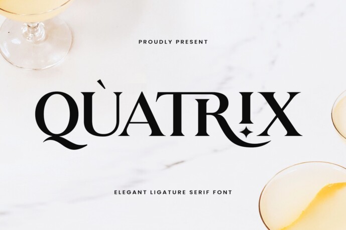 Quatrix Font - Free Font