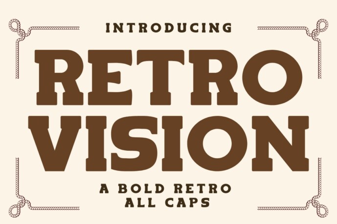 Retro Vision Font - Free Font