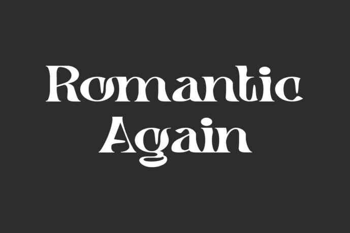 Romantic Again Font - Free Font