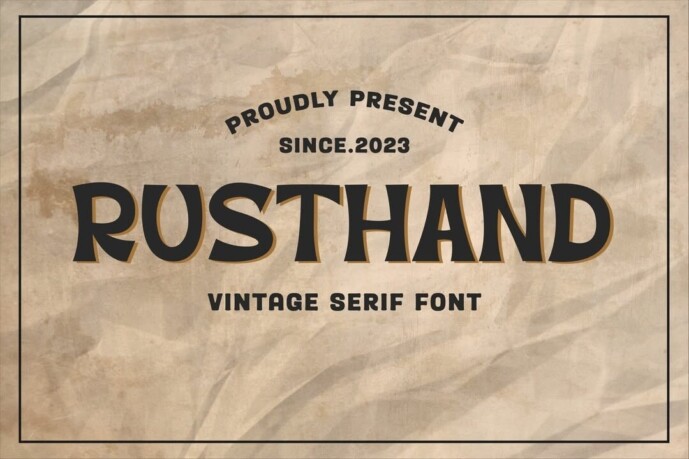Rusthand Font - Free Font