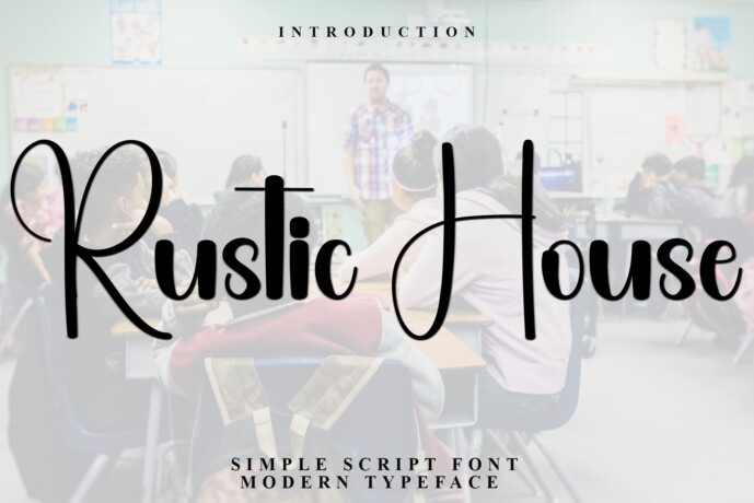 Rustic House Font - Free Font