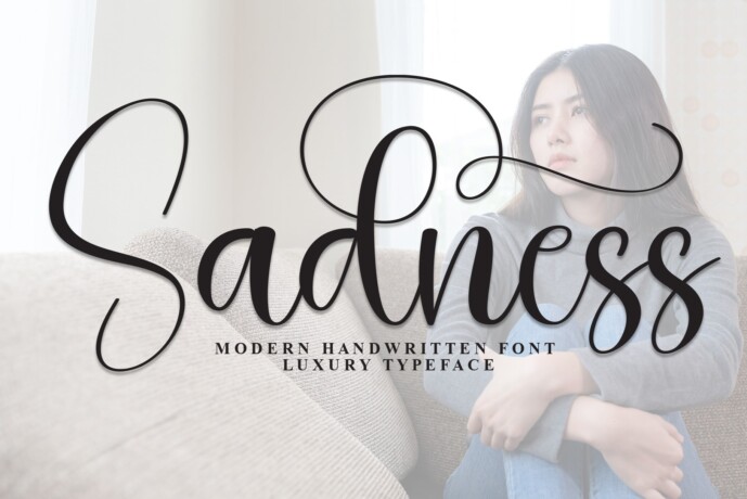 Sadness Font - Free Font