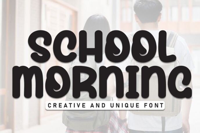 School Morning Font - Free Font