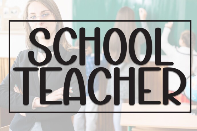 School Teacher Font - Free Font