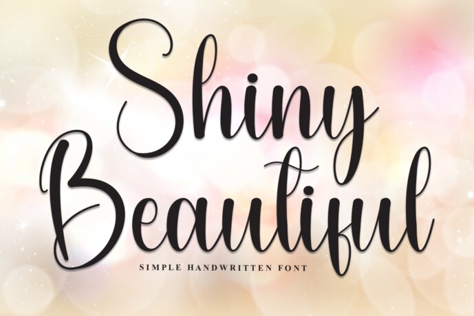 Shiny Beautiful Font - Free Font